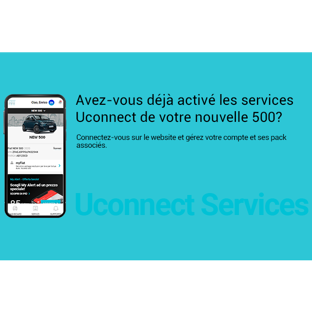 FIAT | Services Connectes | Uconnect services | Mopar | Fiat.be