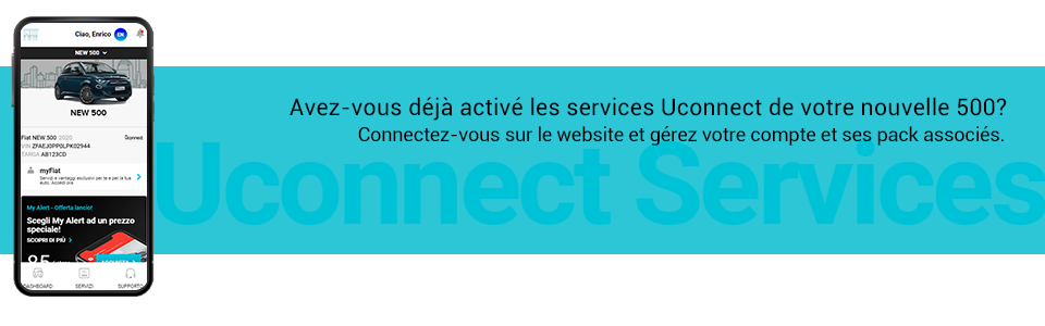 FIAT | Services Connectes | Uconnect services | Mopar | Fiat.be