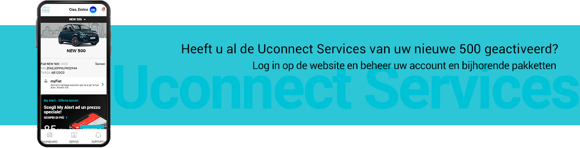 FIAT | Connected Services | Uconnect services | Mopar | Fiat.be